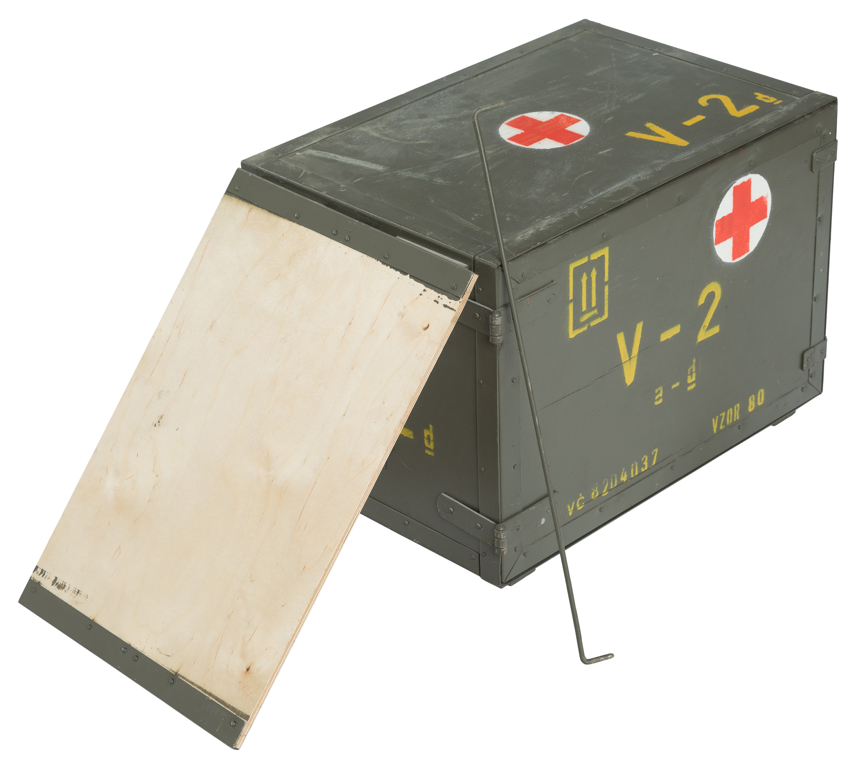 Czech Wooden Medical Box, Surplus - Varusteleka
