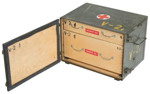 Czech Wooden Medical Box, Surplus - Varusteleka